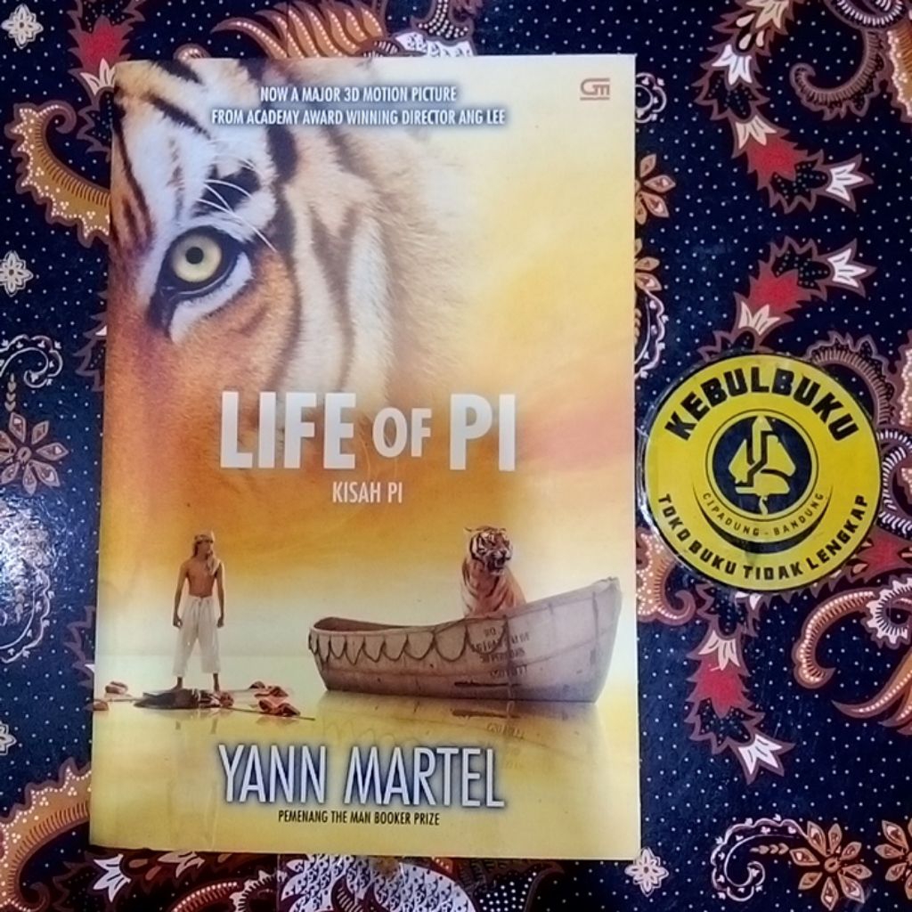 Jual Original | Novel Sejarah LIFE OF PI (Kisah Pi) | Yann Martel ...