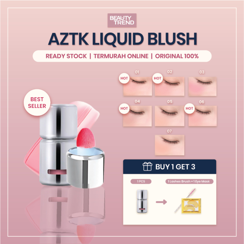 Jual [READY ORI] AZTK Blush AZTK Liquid Blush AZTK Jello Color Blush ...