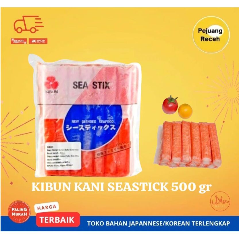 Jual KIBUN KANI STICK SEASTIX 500 GR IMPORT THAILAND / CRAB STICK ...