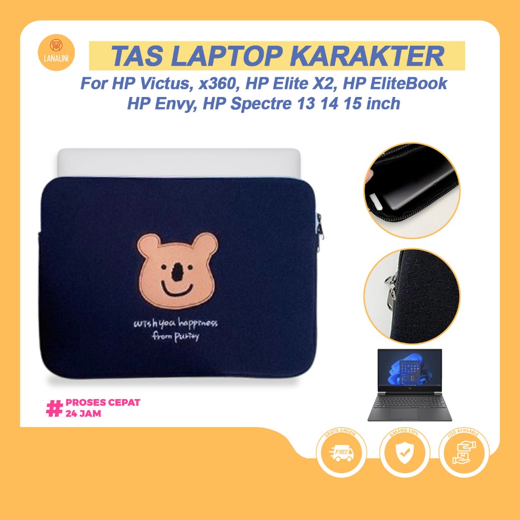 Jual Tas Sleeve Laptop HP Pavilion Aero Spectre x360 HP 14s Pavilion ...