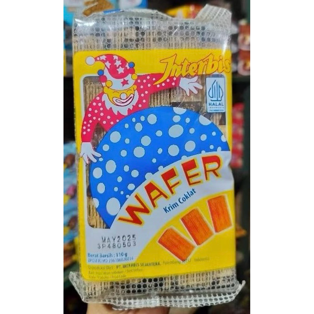 Jual Interbis Wafer Krim Cokelat | Shopee Indonesia