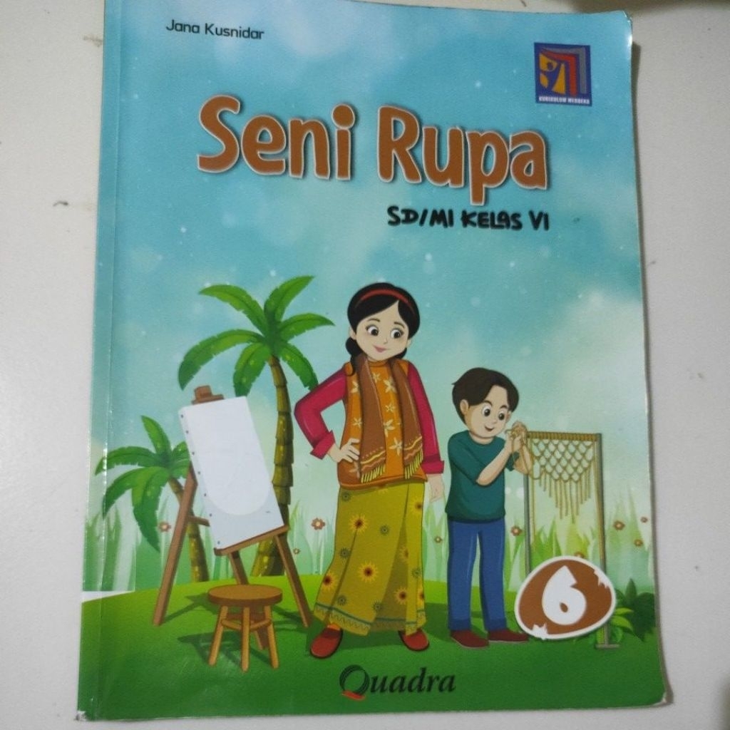 Jual Buku Seni Rupa - SD/MI Kelas 6 - Kurikulum Merdeka Quadra Original | Shopee Indonesia