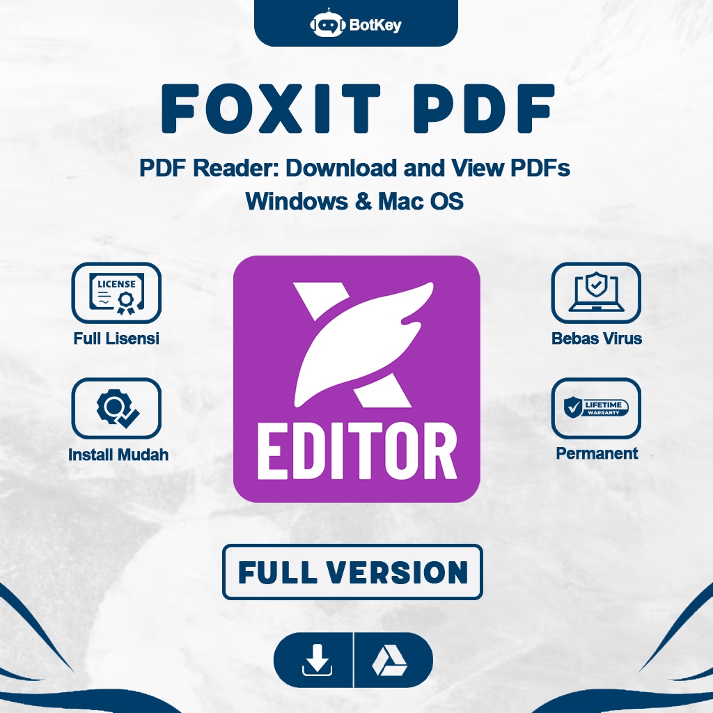 Jual Foxit PDF Editor Pro 2025 2024 2023 Full Version Lifetime Permanen (WIN) | Shopee Indonesia