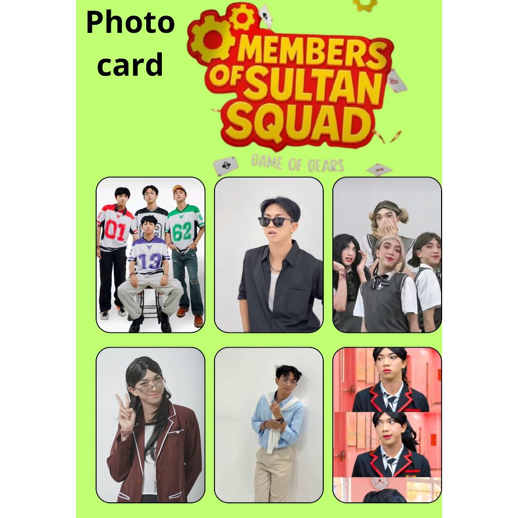 Jual Photo card viral Sultan Squad Sptrakori season 2 (isi 25 dan 50pcs ...