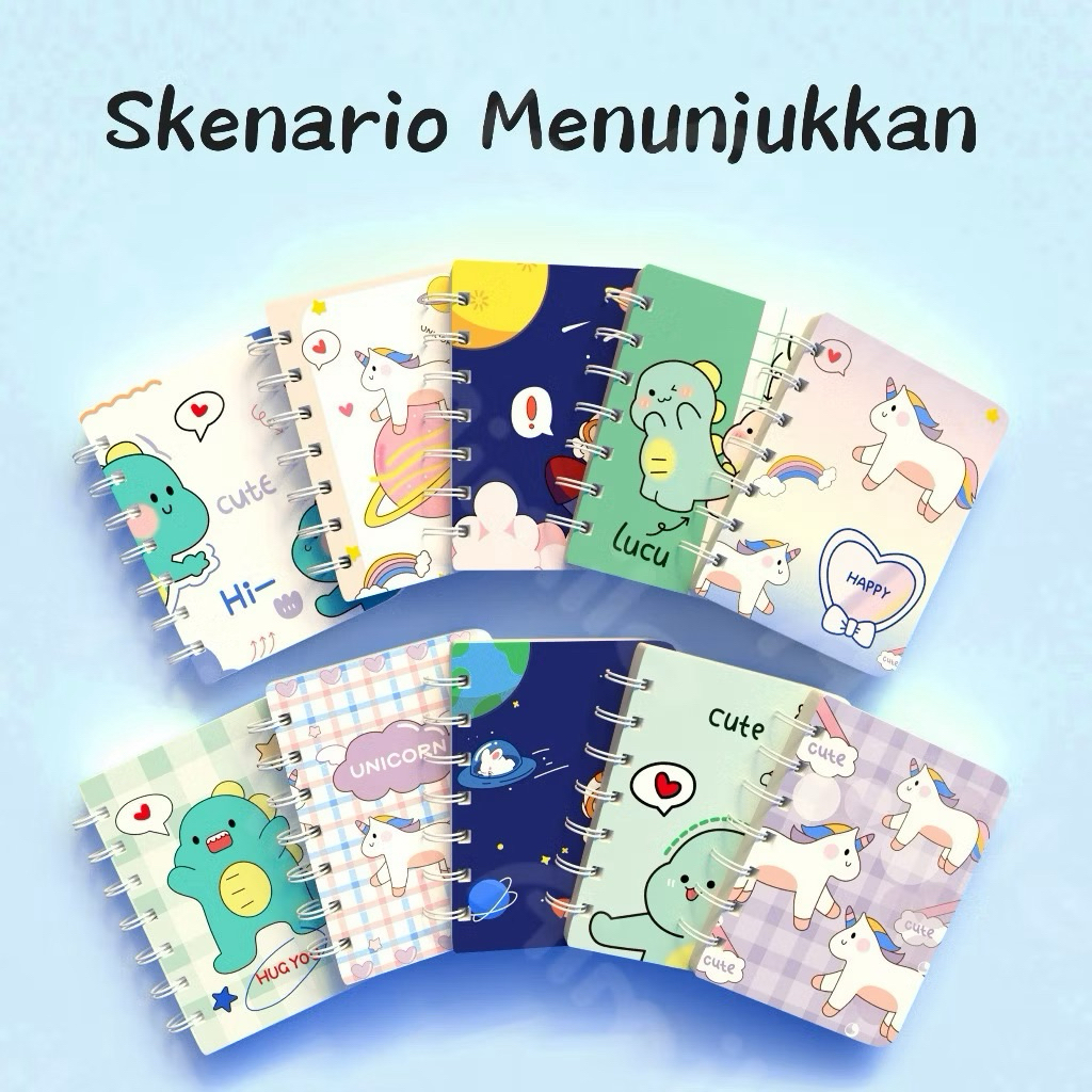 Jual Notebook Mini A7 Buku Kecil Catatan Scrapbook Mini Buku Notes ...