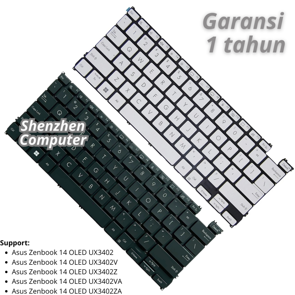 Jual Keyboard Asus Zenbook 14 OLED UX3402 UX3402V UX3402Z UX3402VA ...