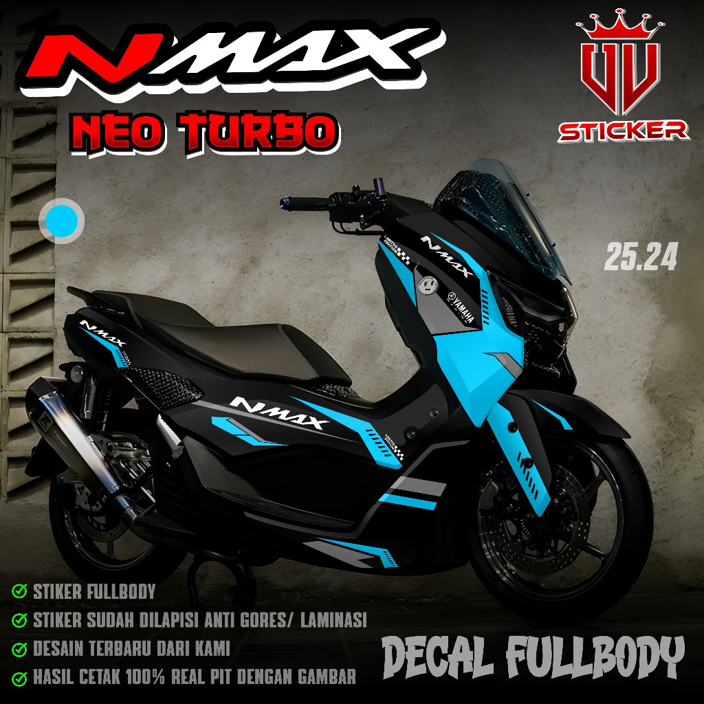 Jual (COD) TERBARU Decal Sticker NMAX NEO S TURBO Full Body Tahun 2024 ...