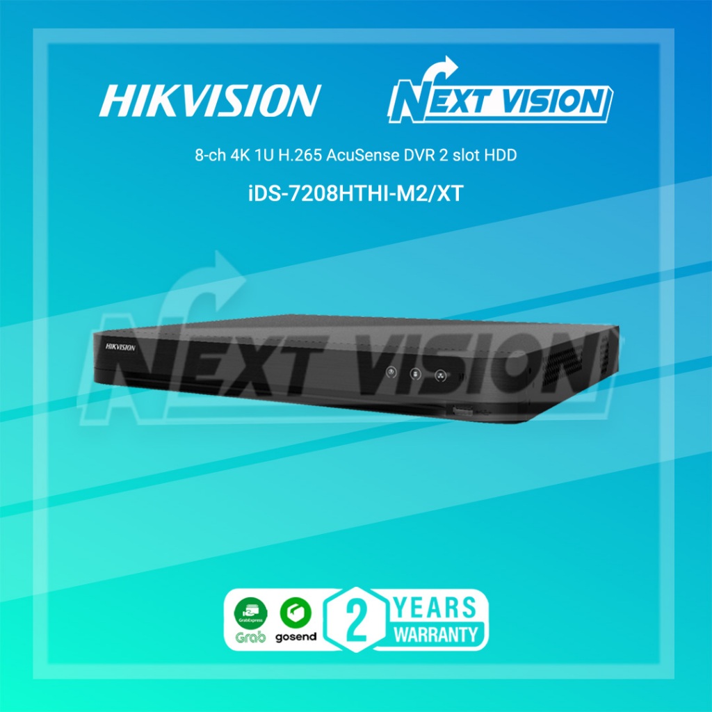Jual iDS-7208HTHI-M2/XT - HIKVISION DVR 8CH ACUSENSE SUPPORT TWO WAY ...