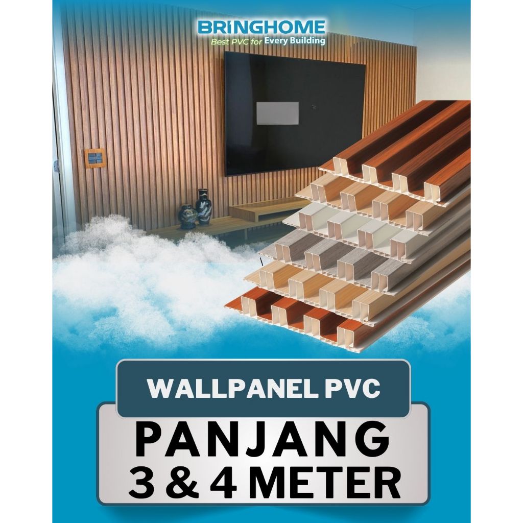 Jual WPC PANEL (PREMIUM) Bringhome 1 Dus (10 Lembar) | Panjang 3 Meter ...
