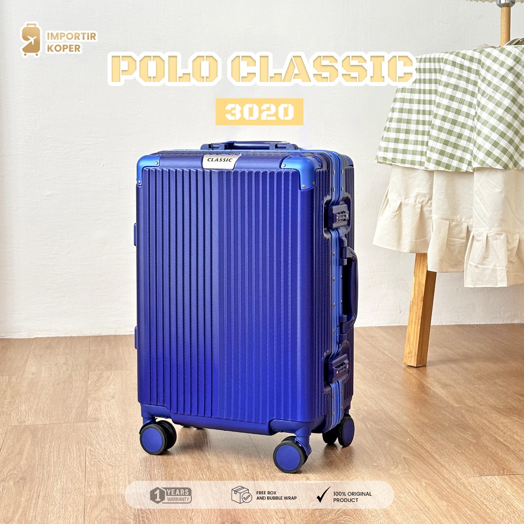 Jual Koper Polo Classic Original Size 20 24 28 Inch TSA Aluminium Frame ...