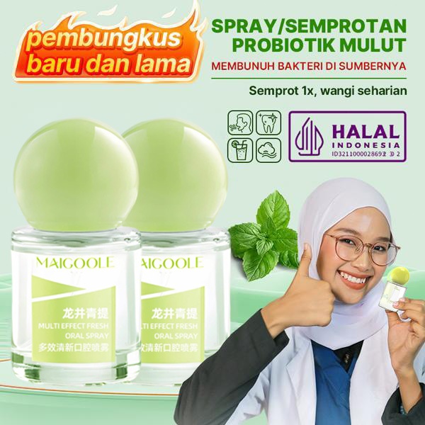 Jual Probiotik Langsung Semprot Mulut Atasi Bau Mulut Cegah Gigi ...
