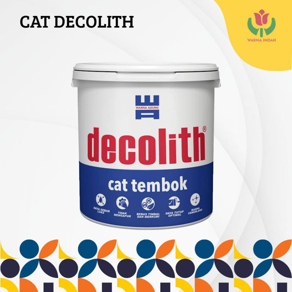 Jual CAT TEMBOK INTERIOR DECOLITH 25 KG | Shopee Indonesia