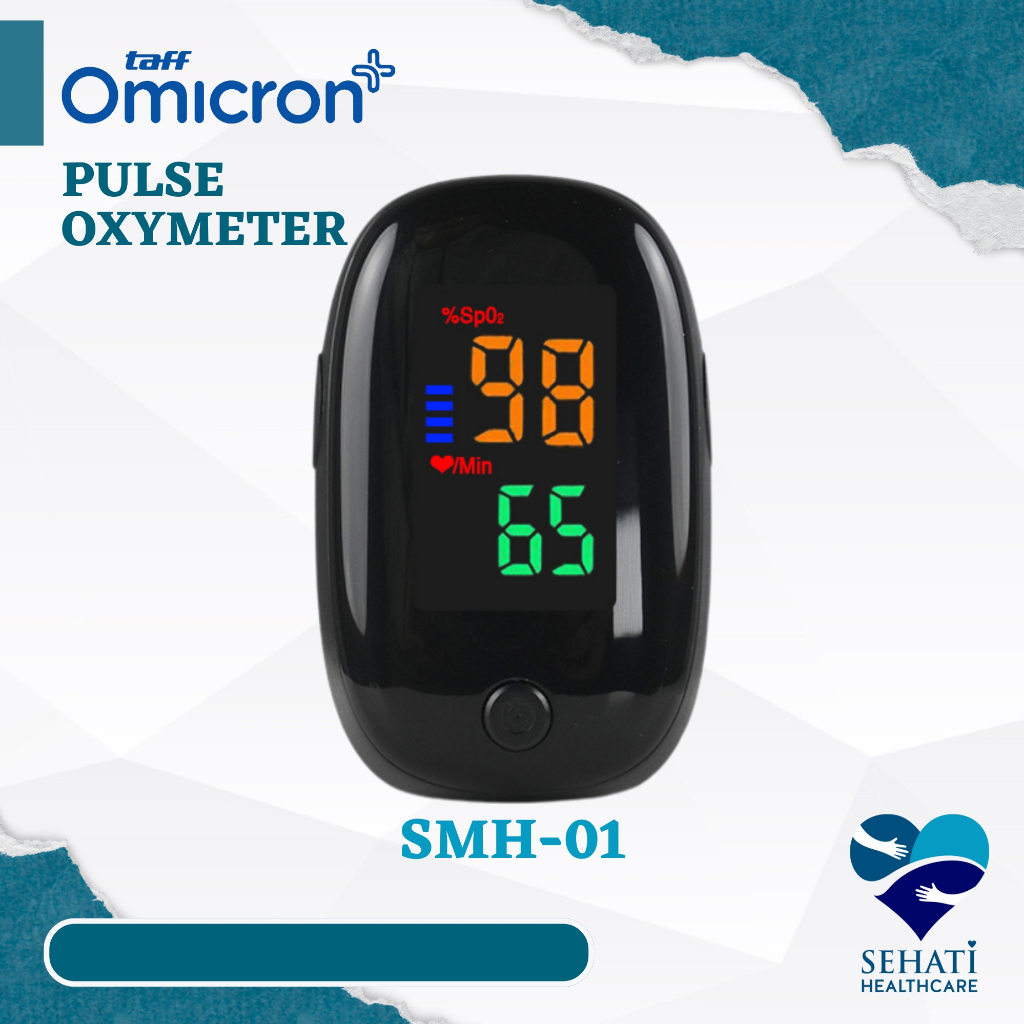 Jual Taff Omicron Pulse Oxymeter SMH-01 Fingertrip Oximeter Alat Bantu ...