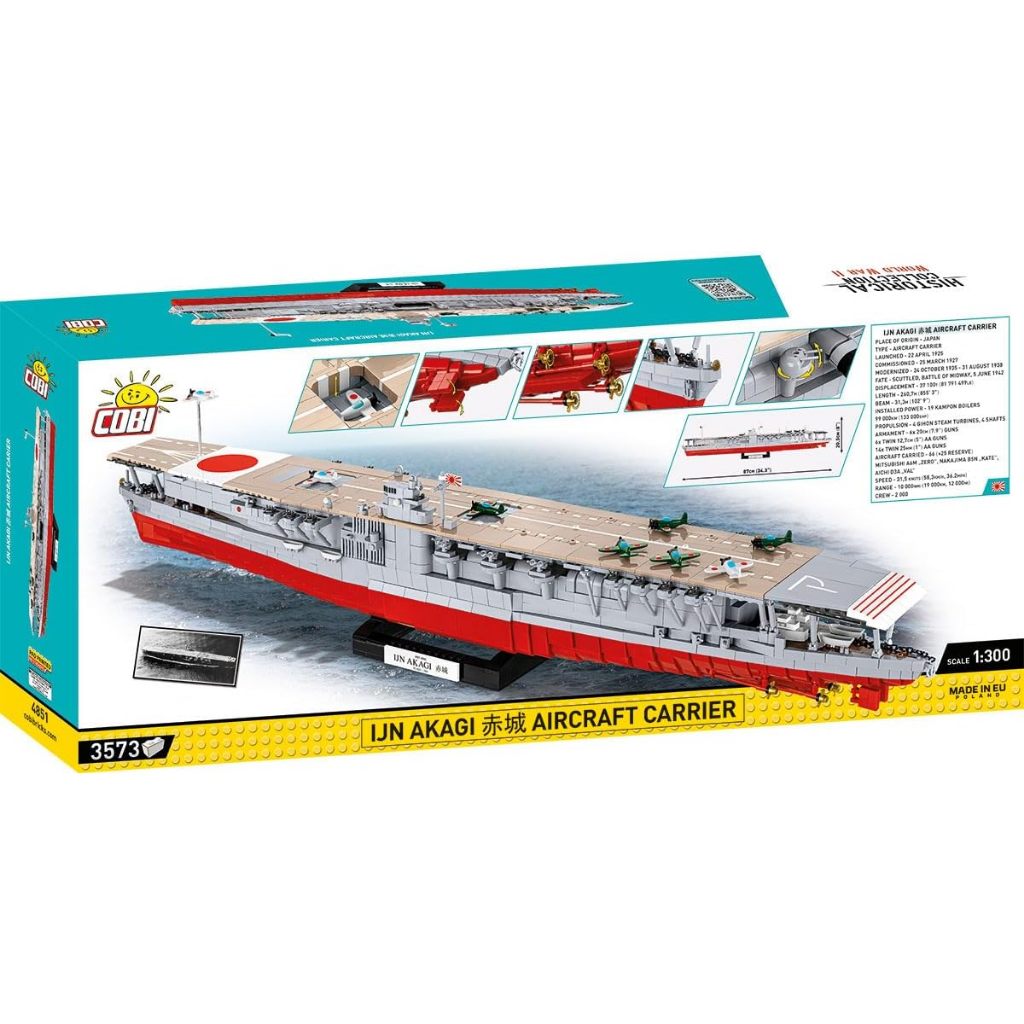 Jual new COBI Historical Collection WWII - IJN Akagi Imperial Japanese ...