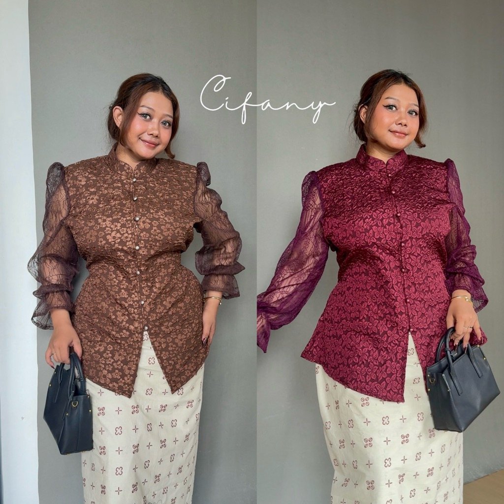 Jual SELYA KEBAYA JUMBO - Kebaya Plus Size - Kebaya Big size - kutu ...