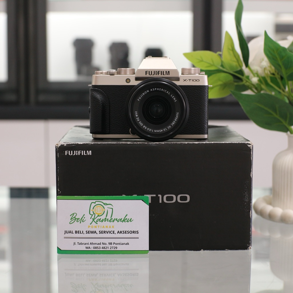Jual Kamera Mirrorless Fujifilm X-T100 XT100 XT 100 Kit XC 15-45mm OIS ...