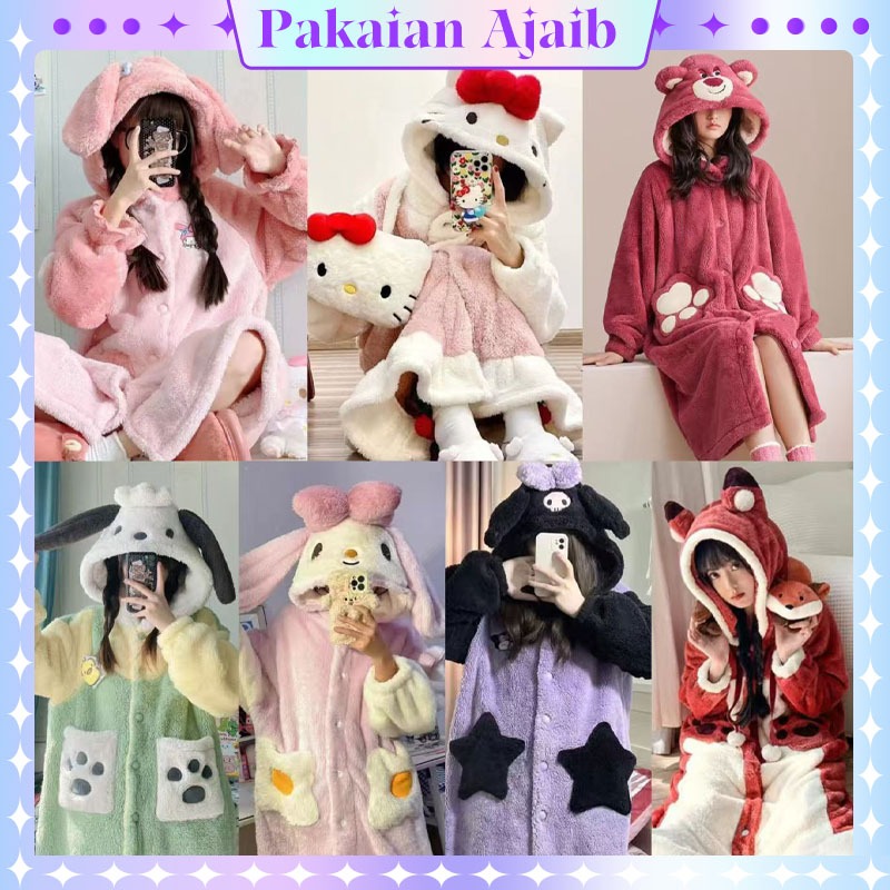 Jual Pakaian Ajaib Baju Tidur Daster Kostum Piama Tidur Wanita Korea ...