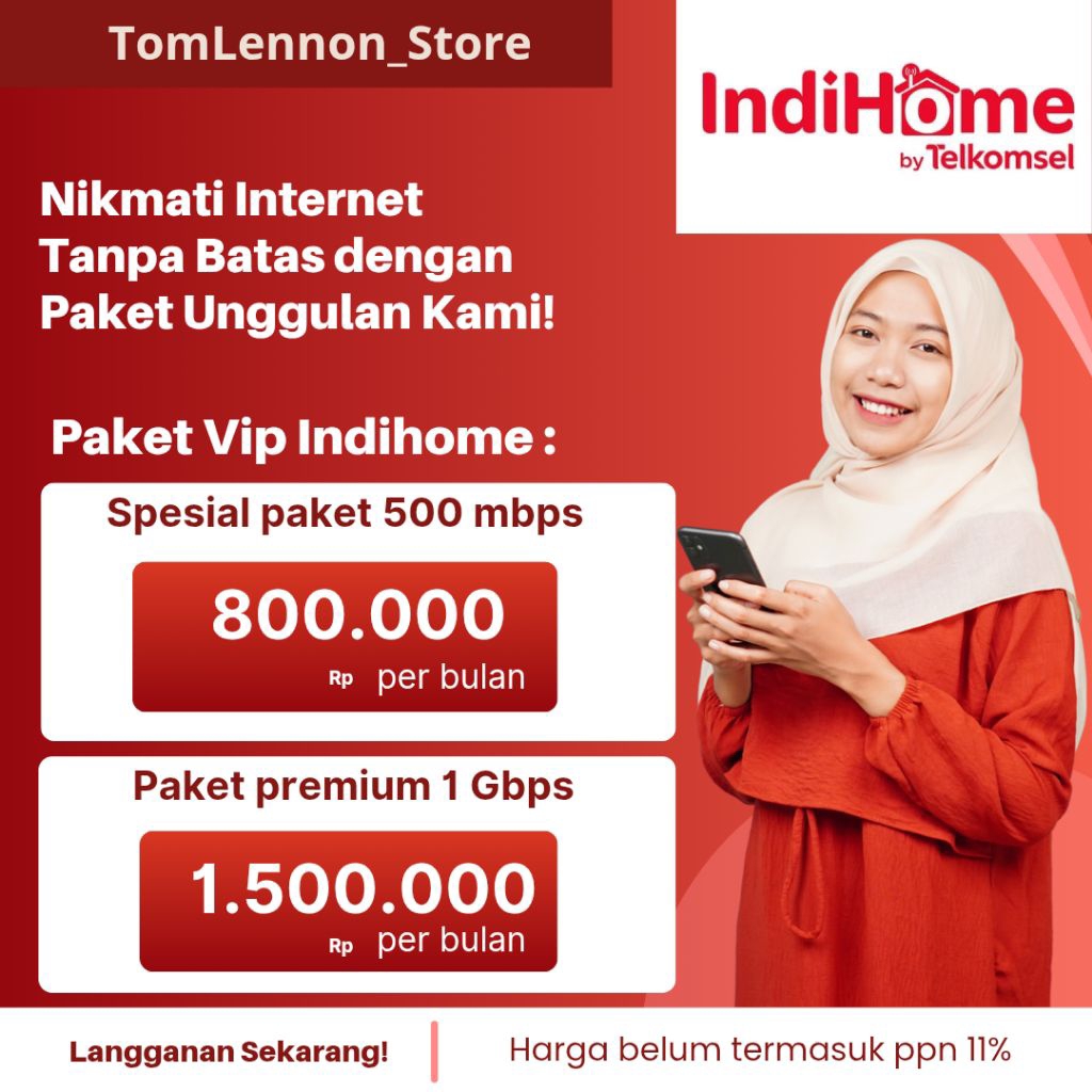 Jual PAKET INDIHOME 500 mbps - 1 Gbps | Shopee Indonesia