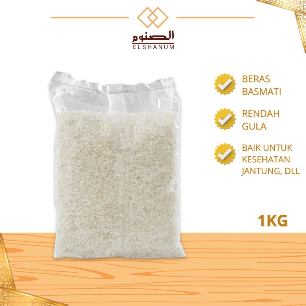 Jual Beras Basmati Premium Original 1kg / Beras Basmati Asli Arab Saudi ...