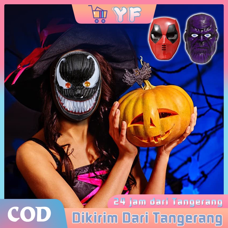 Jual Topeng Marvel Topeng Deadpool Topeng Full Face Topeng Thanos Untuk ...