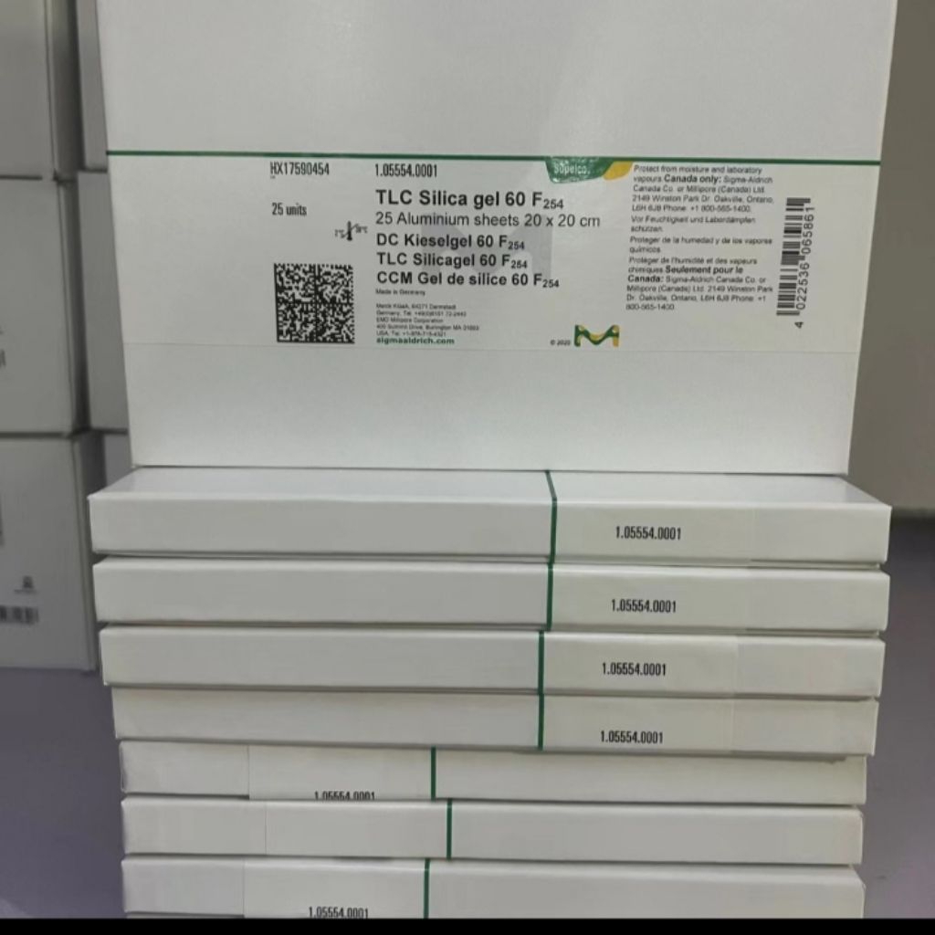 Jual Plat TLC KLT Merck Silica Gel 60 F254 Lempeng KLT TLC Silica Gel ...
