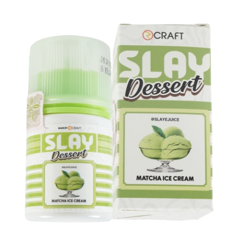 Jual Slay Matcha Ice Cream 60ML by Rcraft | Liquid Freebase | Shopee ...