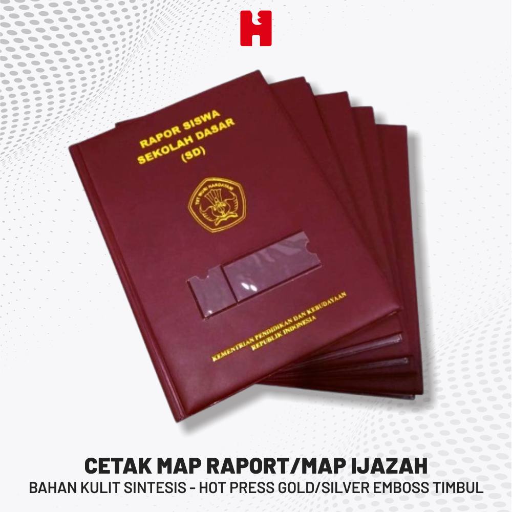 Jual Cetak Map Raport/Map Ijazah Custom - Untuk SD/SMP/SMA/SMK | Shopee ...