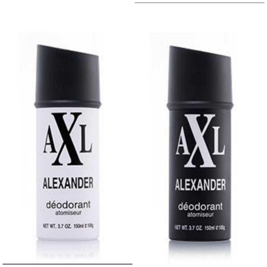 Jual Alexander AXL Black & White Deodorant Perfume Spray - Hitam/Putih ...