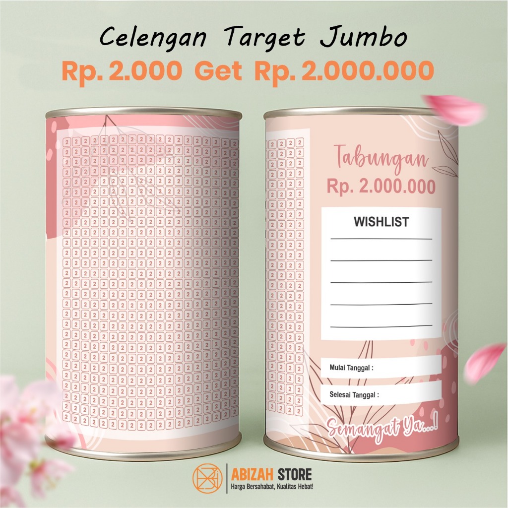 Jual [UKURAN JUMBO] CELENGAN TARGET JUMBO VIRAL BUKA TUTUP PERMANEN ...
