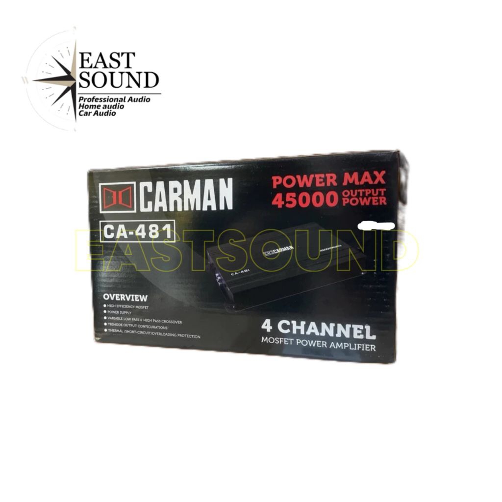 Jual Power Mobil Amplifier Carman 45000 Power Output CA 481 Mosfet ...