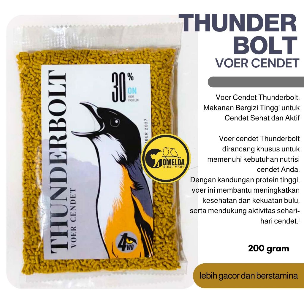 Jual VOER CENDET THUNDERBOLT HIGH PROTEIN | Shopee Indonesia