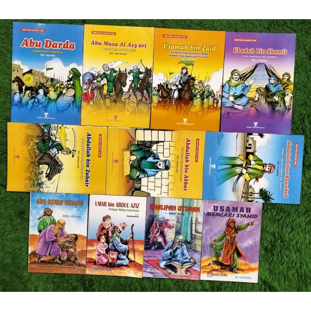 Jual ORIGINAL BUKU CERITA ISLAMI SERI PARA SAHABAT NABI ABU DARDA MUSA ASY'ARI USAMAH BIN ZAID ...