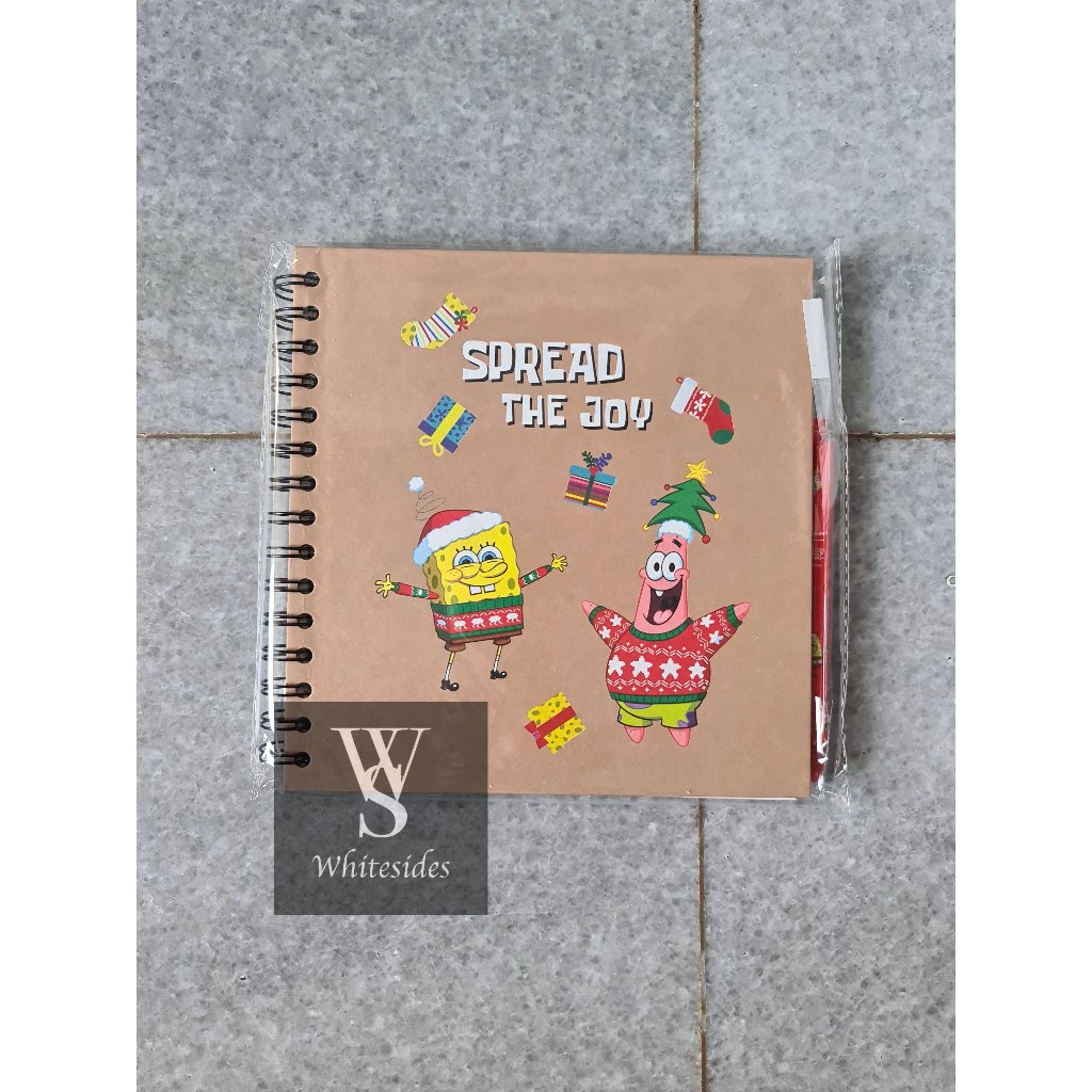 Jual Spongebob Notebook - Starbucks Keychain Planner Bearista Notebook ...