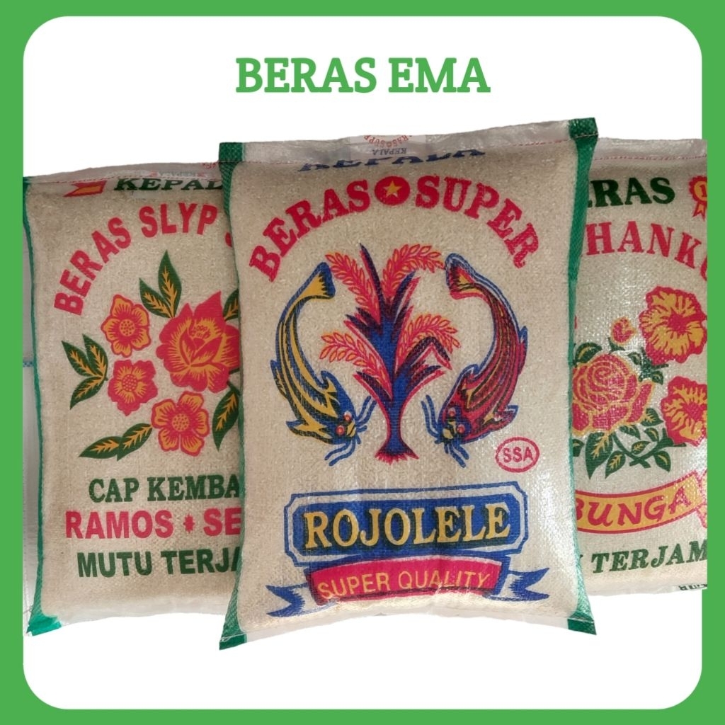 Jual Beras Super cap Bunga Kembang Rojolele 10kg Murah Pulen | Shopee ...