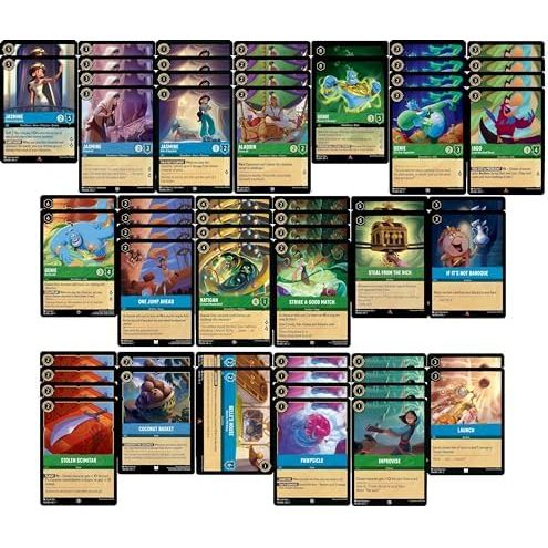 Jual MTG Decks & More Disney Lorcana Aladdin Deck - Aladdin, Jasmine ...
