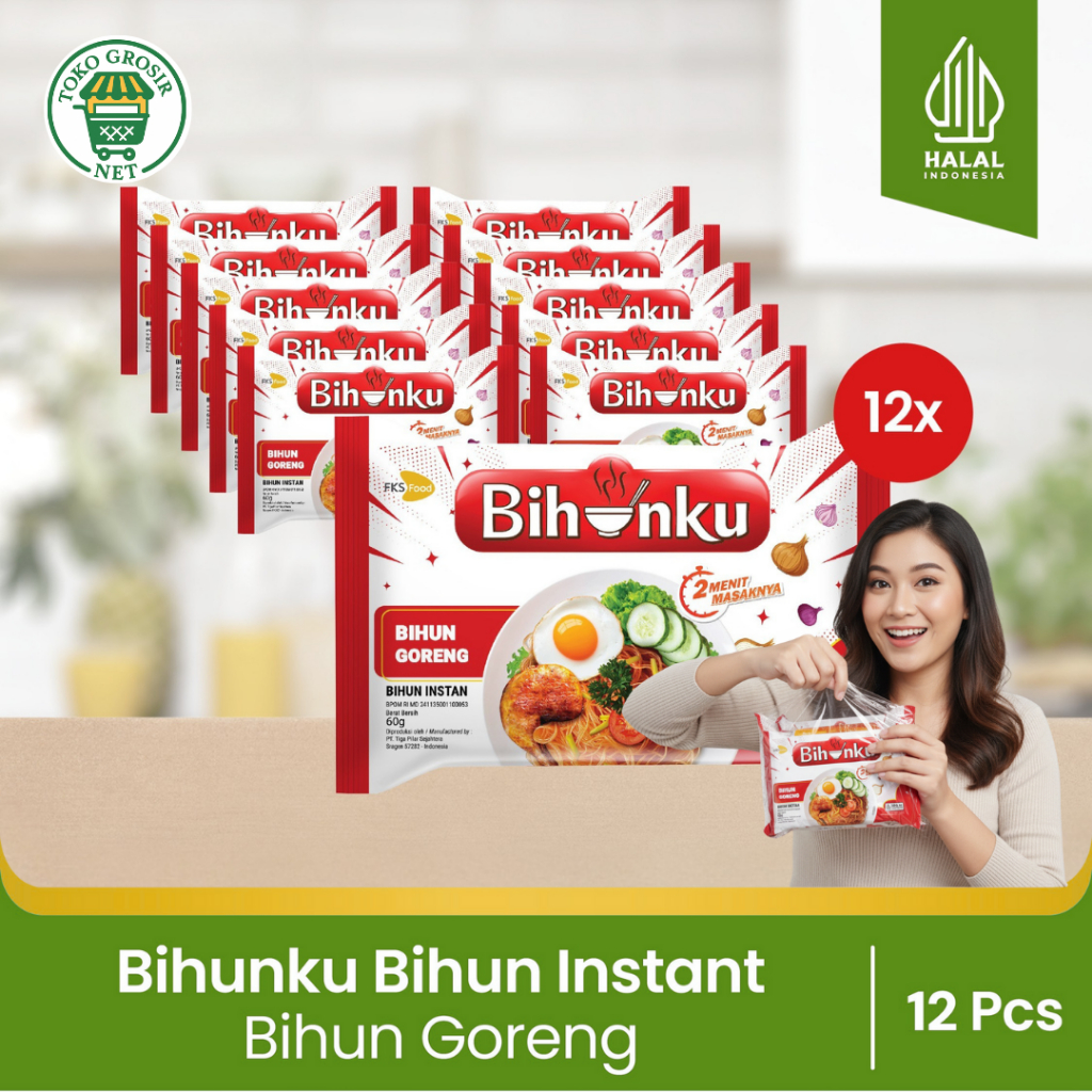 Jual Bihunku Instant - Goreng - 60gr - Paket Hemat Bundling 12pcs ...