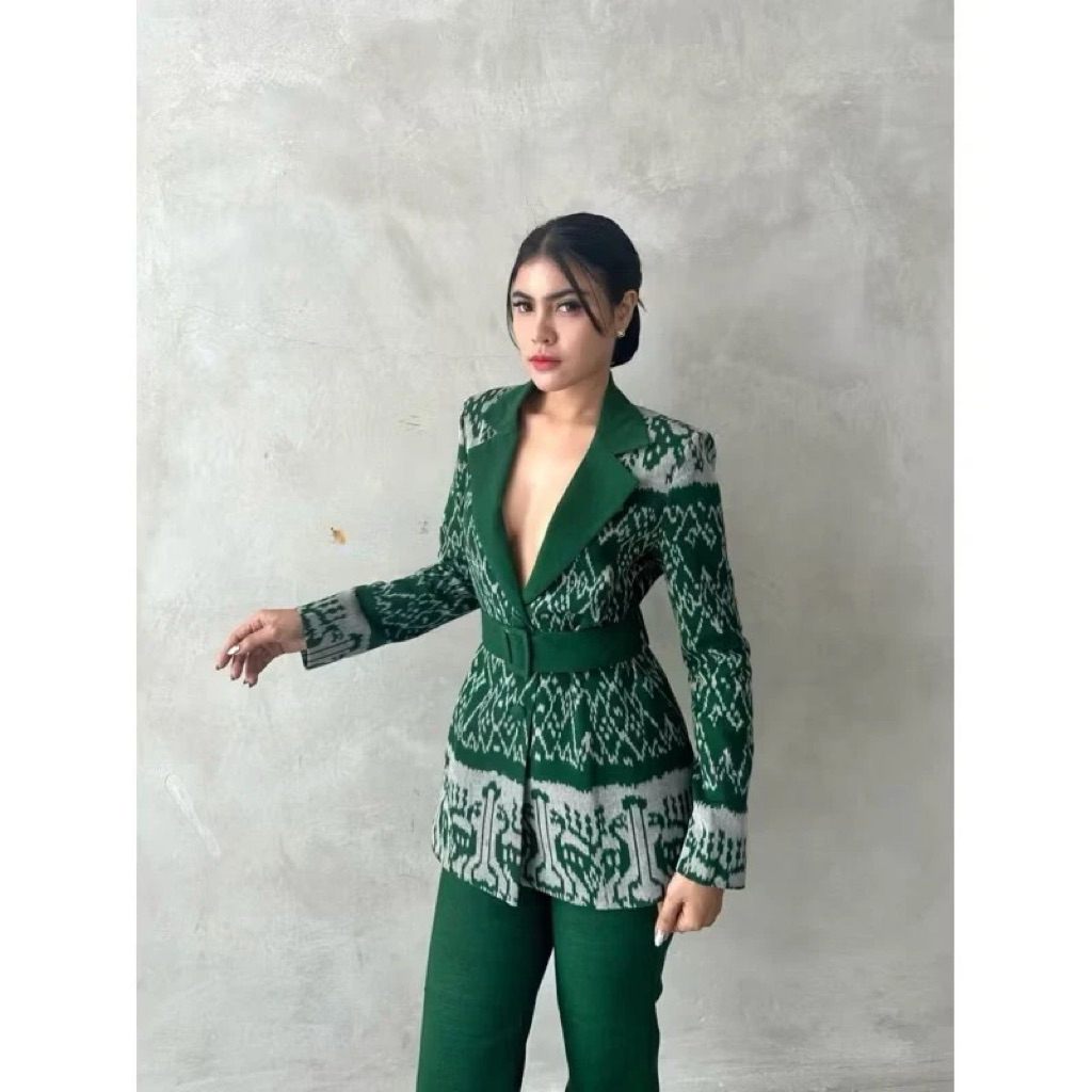 Jual BLAZER TENUN PREMIUM / NARA BLAZER TENUN | Shopee Indonesia
