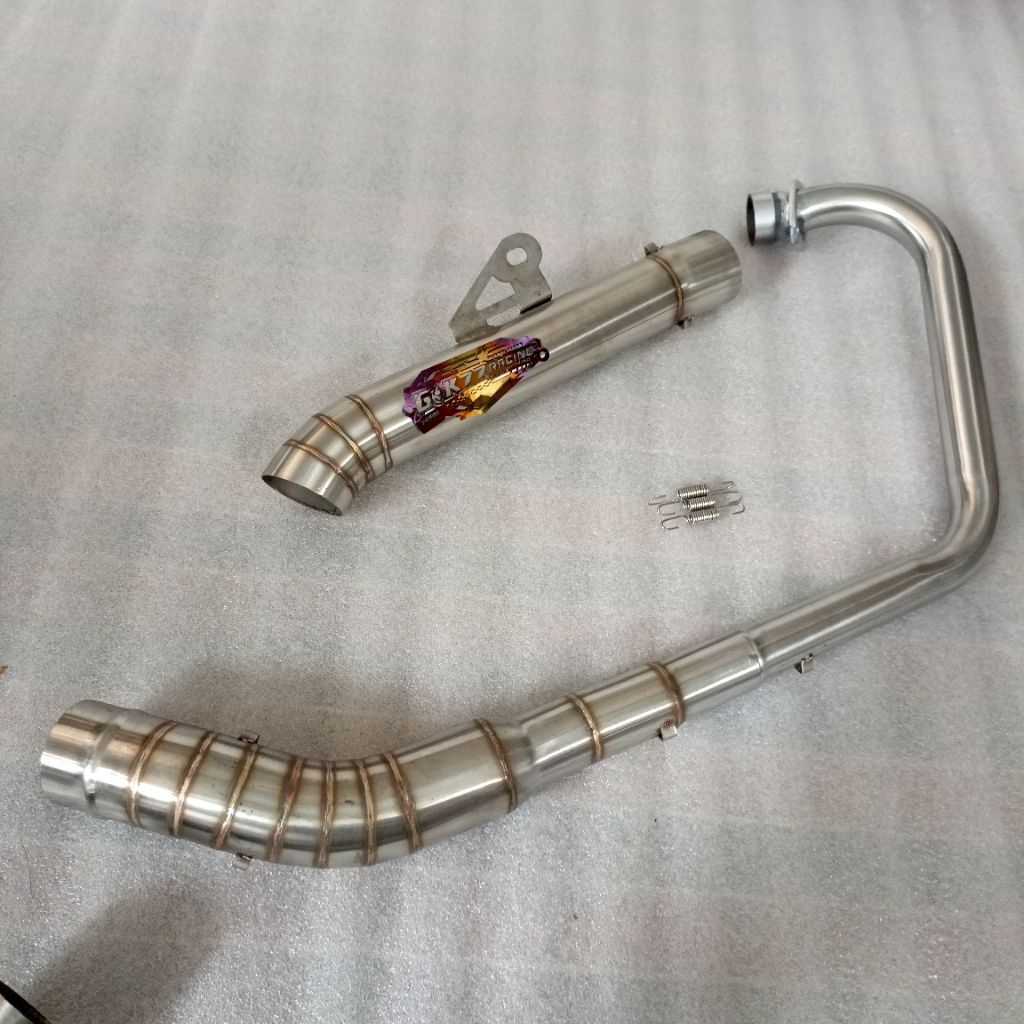 Jual Ekzos 1set Original Gaok77 open Spec pipe 51mm for Tmx 125 155 ...