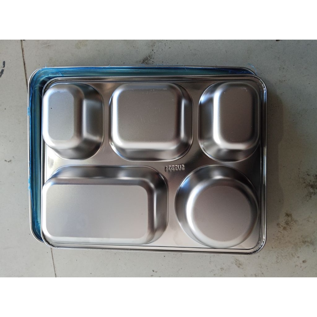 Jual Food Tray Ompreng Standar MBG SUS304 | Shopee Indonesia