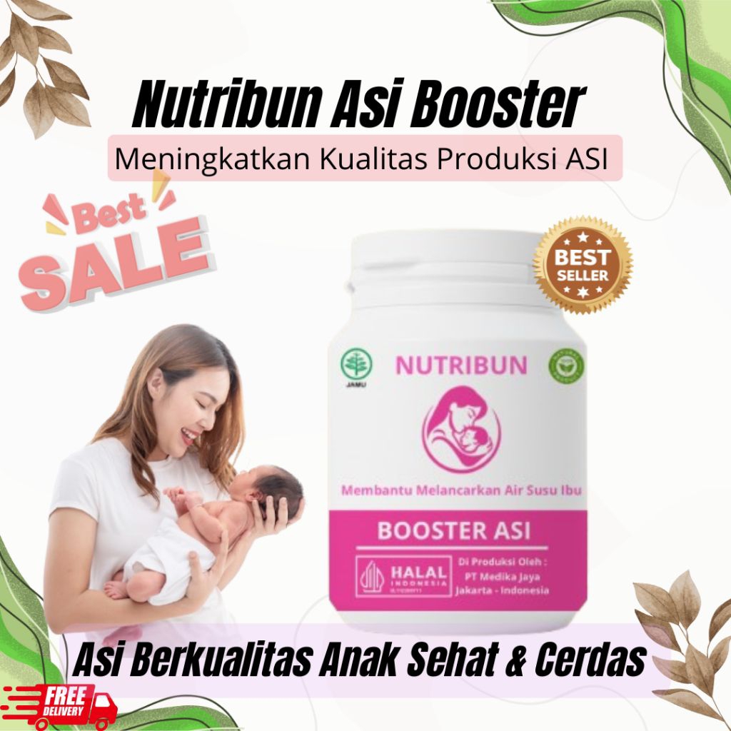 Jual NUTRIBUN ASI BOOSTER 30 Kapsul Suplemen Pelancar ASI Ibu Menyusui ...