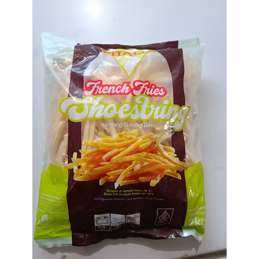Jual VITALIA KENTANG GORENG / FRENCH FRIES SHOESTRING 2KG | Shopee ...