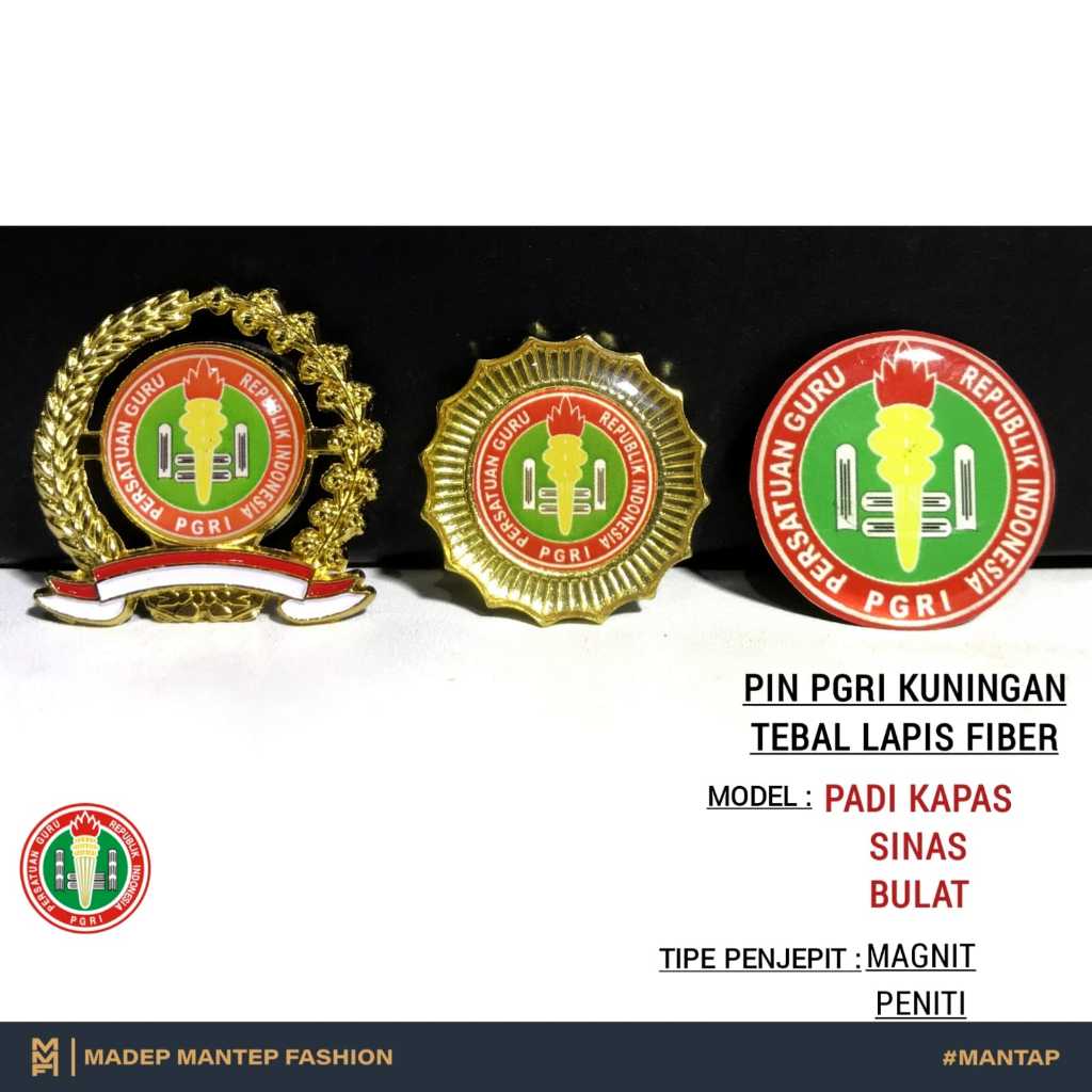 Jual Pin PGRI Bros Pin PGRI Murah Lencana Pin PGRI Pria Wanita Pin PGRI ...