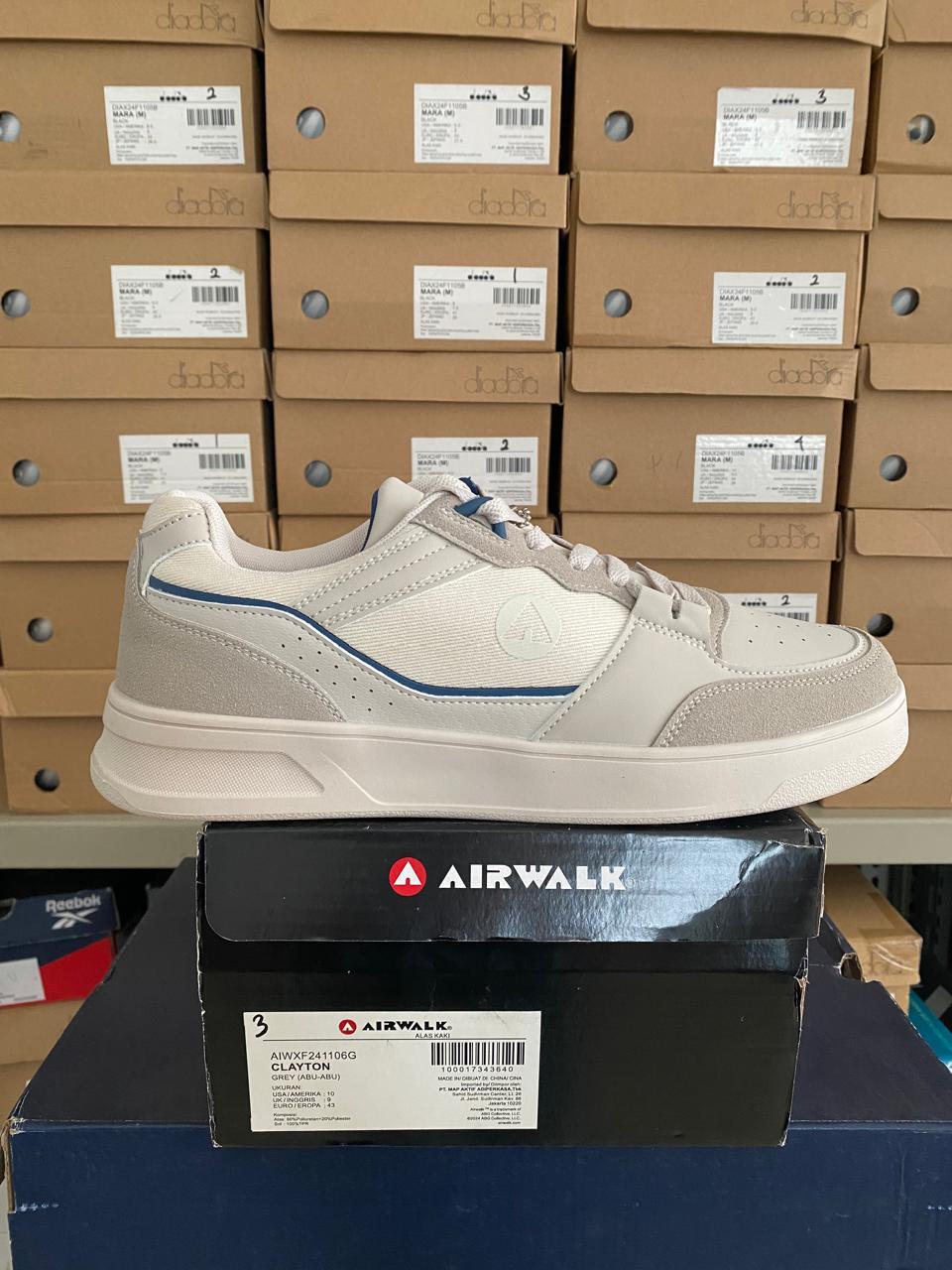 Jual Airwalk Clayton Grey Men Shoes Original | Shopee Indonesia