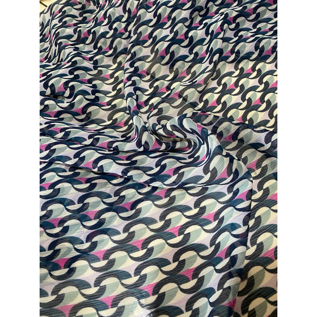 Jual Kain Sifon Yuryu - Kain Sifon Motif - Kain Meteran | Shopee Indonesia