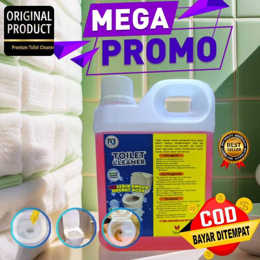 Jual Toilet Cleaner Pembersih Kamar Mandi isi 1000 ml | Shopee Indonesia