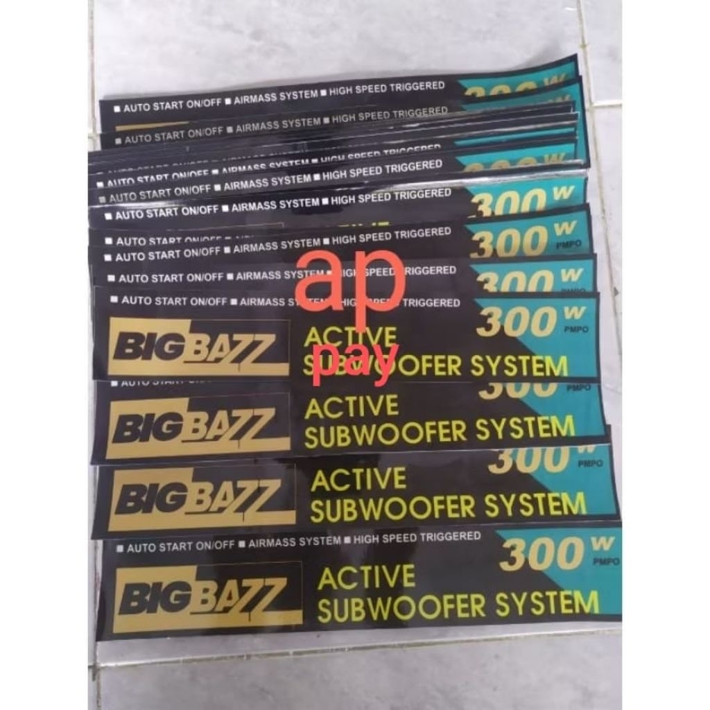 Jual Stiker Subwoofer Polytron PSW 300 | Shopee Indonesia