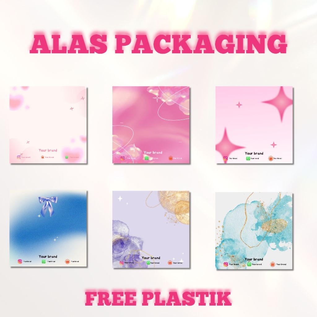Jual [ free plastik opp ] ALAS PACKAGING/ ALAS PACKAGING AKSESORIS ...