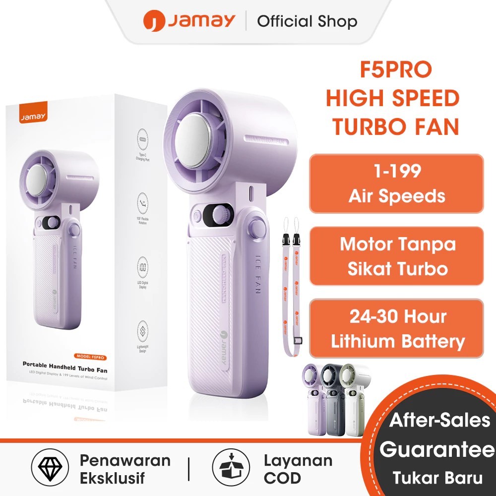 Jual Jamay Mini Portabel High Speed Kipas Strong Wind 199 Gear Wind ...