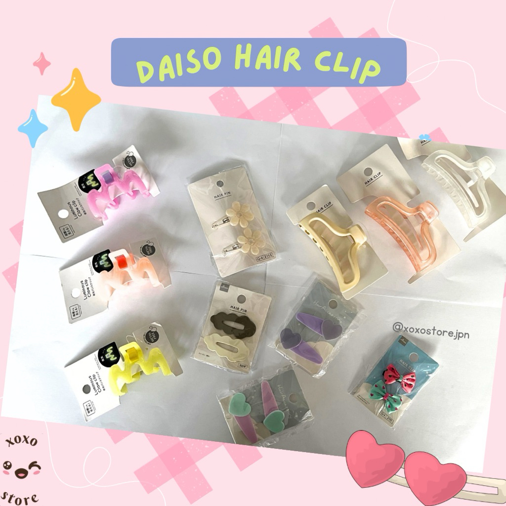 Jual JEPIT DAISO | jepit premium jepang | hair clip jepang | Shopee ...