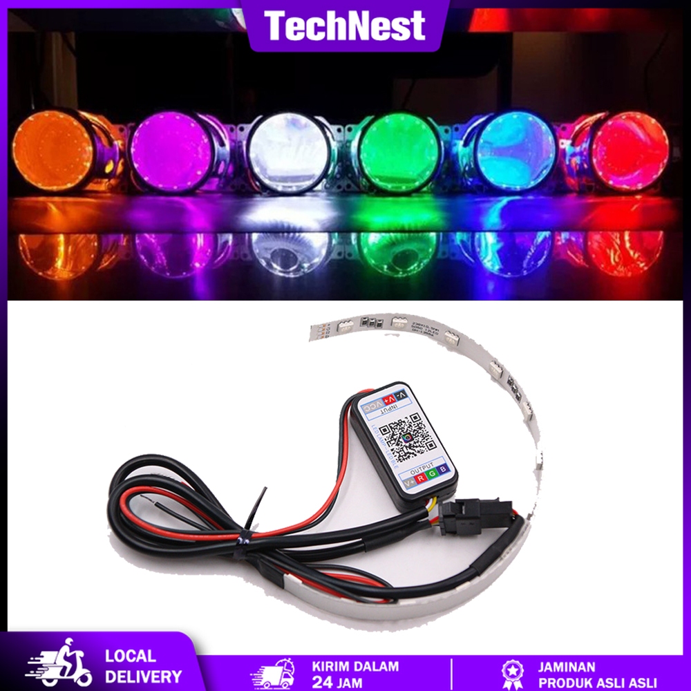 Jual Versi upgrade lampu EVIL MATRIX LED DEMON RGB RUNNING SEIN / DEVIL ...